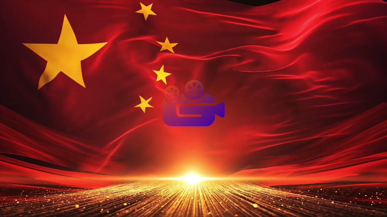 红旗颂国庆七一党建爱国歌颂祖国大气红旗诗歌朗诵演讲配乐led背景视频素材 高清1080p在线观看平台 腾讯视频