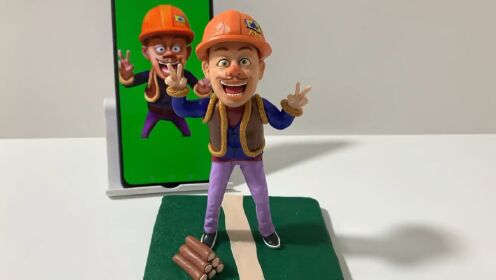 手工制作光头强#手工#光头强#熊出没#制作过程_高清1080P在线观看平台_腾讯视频